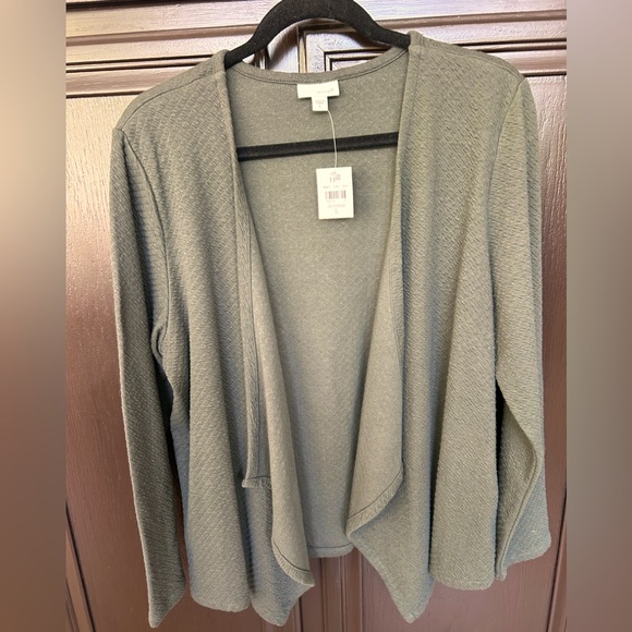 J. Jill | Sweaters | Jjill Dark Forest Green Open Cardigan Size Large ...